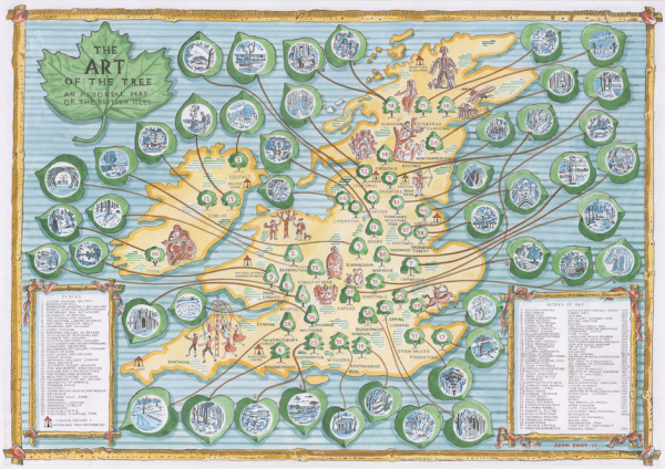 Tree trail map - Common Ground